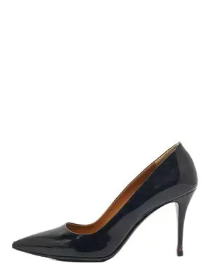Fendi Pointed-toe Leather Stiletto Pumps - Black