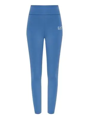 EA7 Training Leggings With Logo - Blue