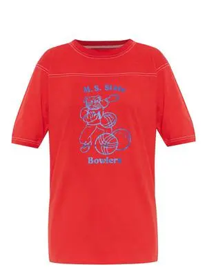 MAISON MARGIELA Printed T-shirt - Red