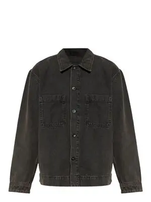 Rag & Bone Denim Jacket With Pockets - Black