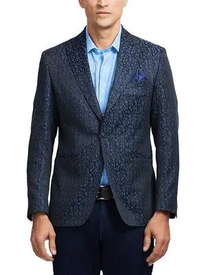 Robert Graham Huston Woven Sport Coat - Navy