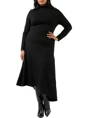 ESTELLE High Neck Dress - Black