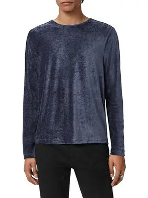 John Varvatos Velvety Long Sleeve Tee Thistle