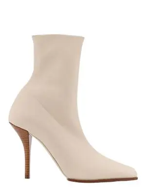 Alaïa Leather Boots - Beige