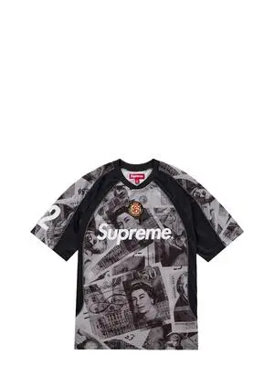 Supreme Pounds Soccer Jersey - Black