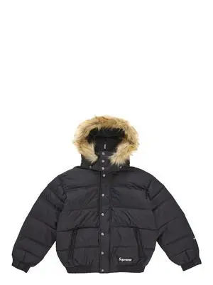 Supreme 700-fill Down Puffer Jacket With Facemask - Black