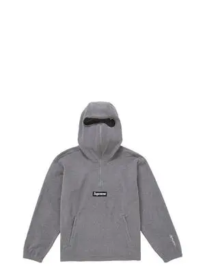 Supreme Polartec Hooded Sweatshirt - Grey