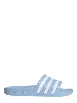 Adidas Adilette Aqua Slides - Glow Blue/cloud White