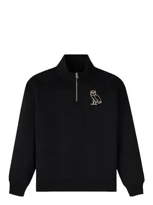 OVO Mini Og Quarter-zip Mockneck - Black
