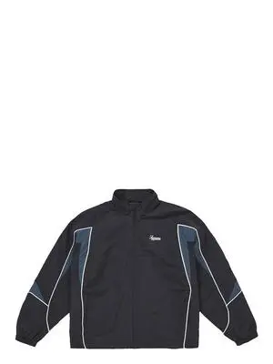 Supreme Contrast Piping Track Jacket - Black