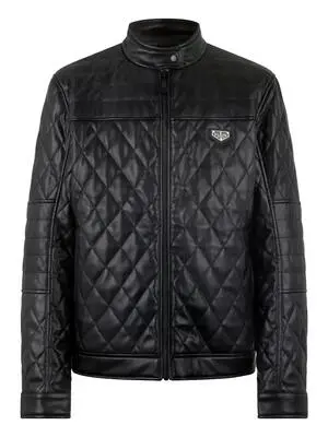 Philipp Plein Padded Zip-up Jacket - Black