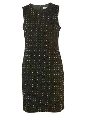 Calvin Klein Sleeveless Studded Dress - Black