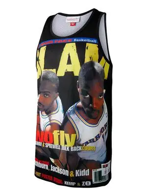 Mitchell & Ness Slam Nba Golden State Warriors Hardaway And Sprewell Tank Top - Black