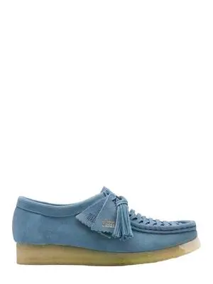 Clarks Wallabee Weave Derby Shoes - Blue