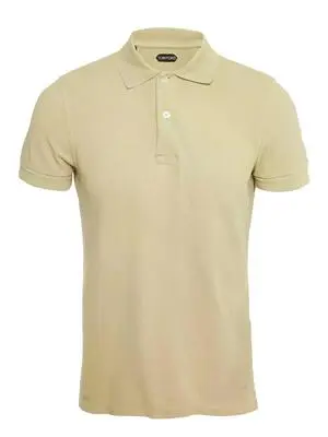 TOM FORD Button Polo Shirt - Neutrals