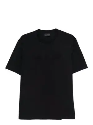 Emporio Armani Tonal-logo T-shirt - Black