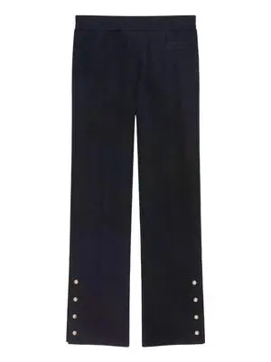 Givenchy Button-detail Trousers - Blue