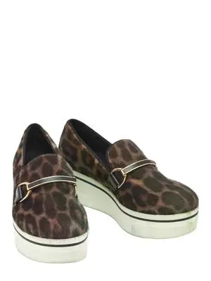 Stella McCartney Binx Leopard-print Sneakers - Brown