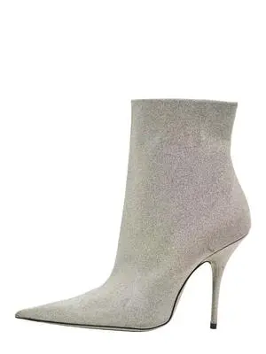 Balenciaga Pointed-toe Stiletto Boots - Grey