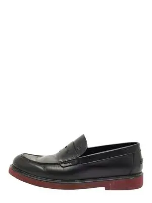 LOUIS VUITTON Leather Loafers - Black
