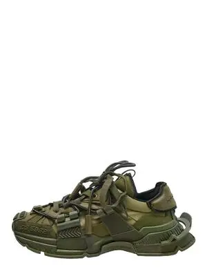 Dolce & Gabbana Space Leather Sneakers - Green