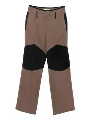KIKO KOSTADINOV Orvos Panelled Trousers - Brown