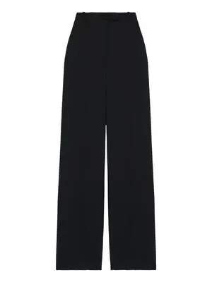 Alexander McQueen Wool High-waisted Trousers - Black