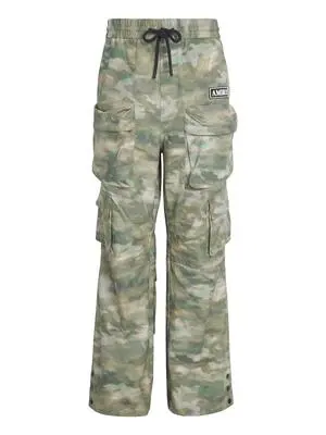 Amiri Cotton Camo Cargo Trousers - Green