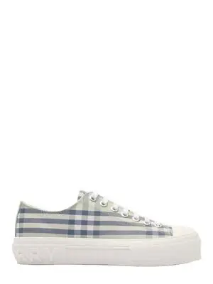 Burberry Check Sneakers - Seafoam Green