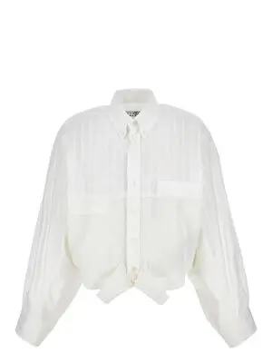 MAISON MARGIELA Asymmetric Shirt - White