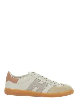 Hogan Cool Laced Sneakers Beige