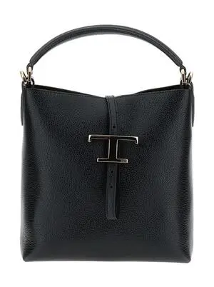 TOD'S Timeless Mini Bucket Bag - Black