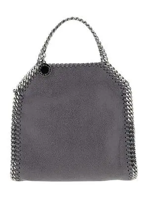 Stella McCartney Falabella Mini Tote With Chain Detail - Grey