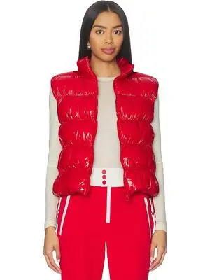 JORDE Nell Puffer Vest - Red