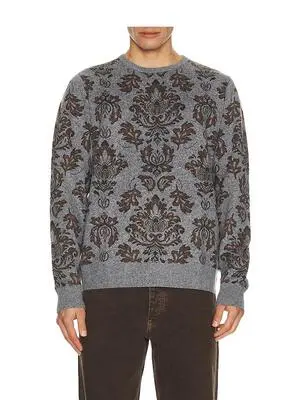 RHYTHM Demask Knit Sweater - Grey