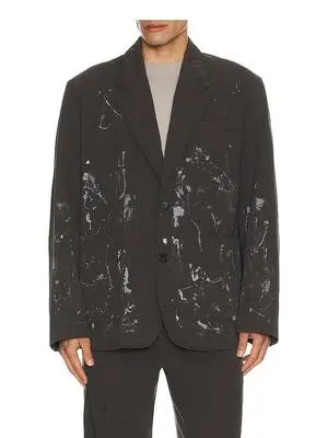 We11Done Painted Jacket - Grey