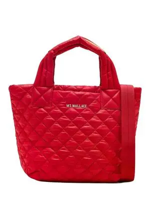 Mz Wallace Mini Metro Deluxe Quilted Tote - Red