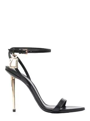 TOM FORD Lock-detail High Heel Sandals - Black