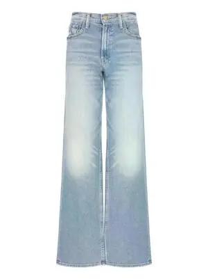 MOTHER Five-pocket Wide-leg Jeans - Blue