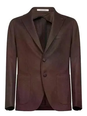 Tagliatore Single-breasted Blazer - Brown