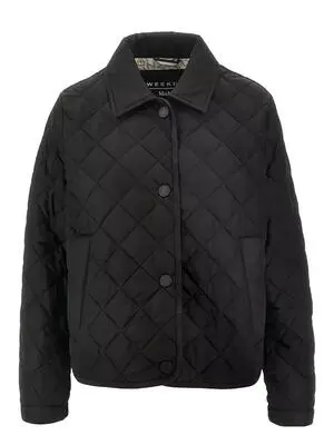 Max Mara Quilted Puffer Jacket - Black