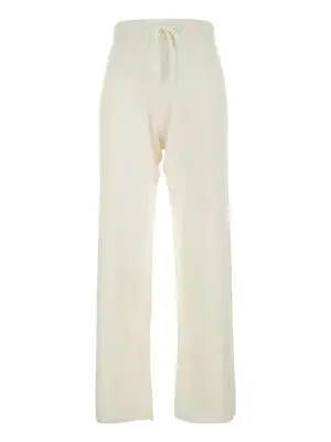 SOLOCASCMIR Elastic Drawstring Waist Trousers - Neutrals