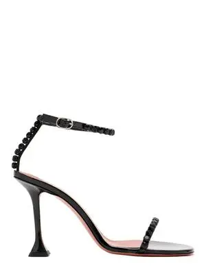 Amina Muaddi Gigi Crystal-embellished Sandals - Black