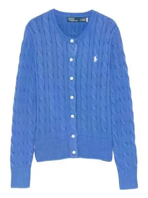 Polo Ralph Lauren Cable-knit Buttoned Cardigan - Blue