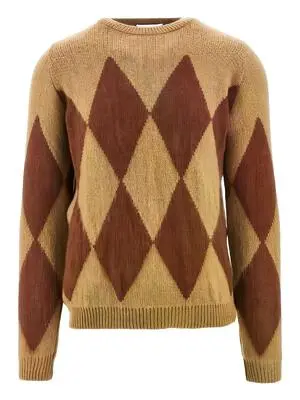 MARSEM Argyle Pattern Sweater