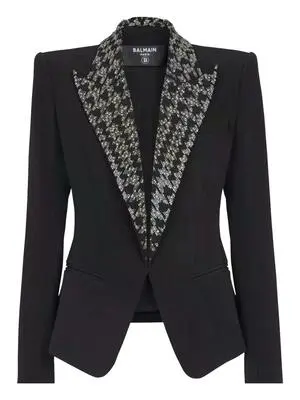 Balmain Embroidered Button Detailed Blazer - Black