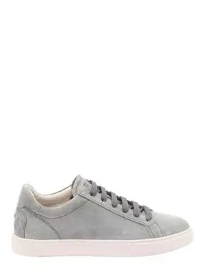 TOD'S Leather Low-top Sneakers - Grey