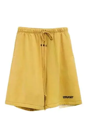 Fear Of God Relaxed Drawstring Track Shorts - Yellow