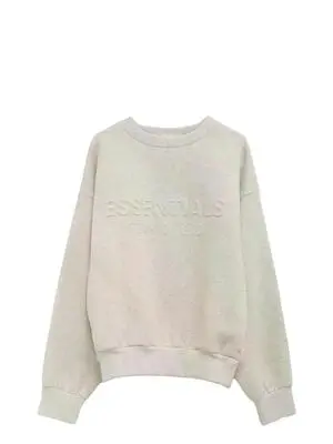 Fear Of God Embossed-logo Sweatshirt - Neutrals