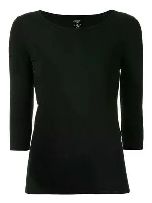 MARCCAIN Three-quarter Sleeve T-shirt - Black